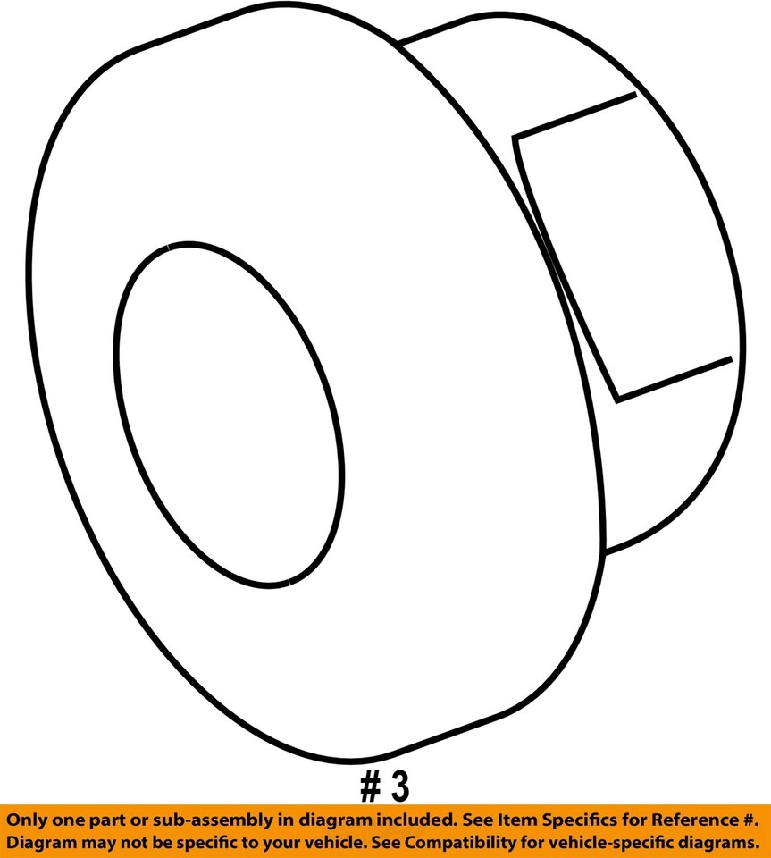 FORD OEM Taillight Tail Light-Rear-Taillight Tail Light Lamp Nut ...