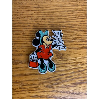 Vintage Disney Minnie Mouse Magnet Hard Plastic Coupons Refrigerator ...