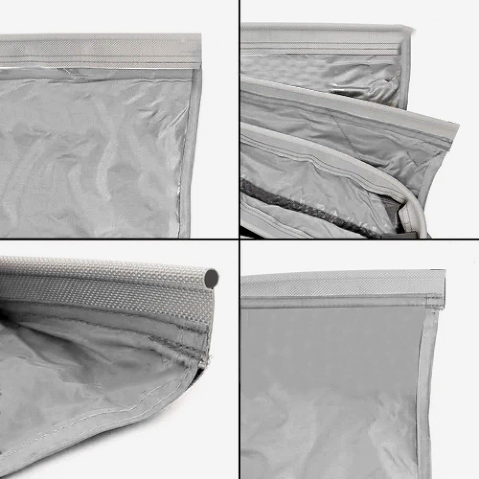 CAMPING AWNING CANOPY SUN SAIL FOR CARAVAN MOTORHOME CAMPER W/ PIPING ...