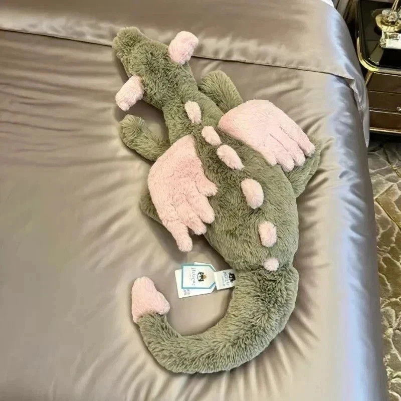 Jellycat Malachy Dragon - Exclusive Green/Pink Plush &Brand New with ...