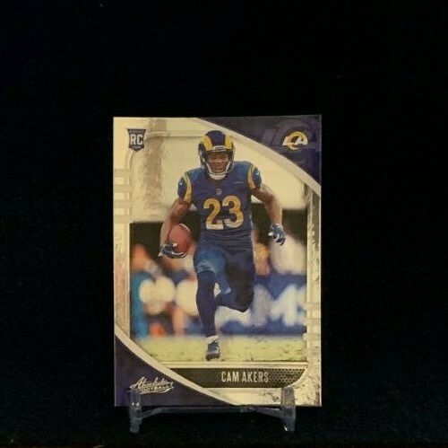 2020 Panini Absolute #116 Cam Akers Foil RC Rookie Card LA Rams ...