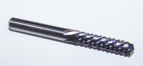 4.00mm (.1575") CARBIDE DIAMOND CUT ROUTER BURR DOWNCUT KYOCERA 2121 ...