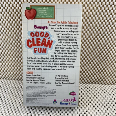 Barney & Friends Good Clean Fun VHS 1998 | Grelly USA