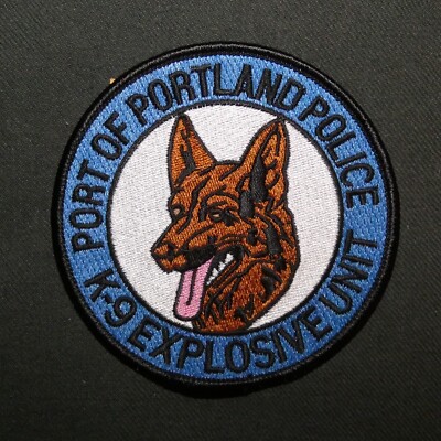 Original Port of Portland OR Police Department K-9 Explosive Unit Patch ...
