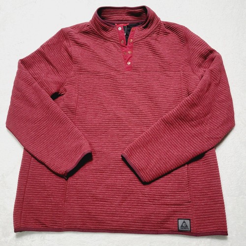 Gerry Men’s XXL 2XL Ottoman ¼ Snap Front Pullover Sweater Jacket Top ...