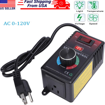 4000W Variable Speed Controller Electric Motor For Rheostat Fan Drill ...