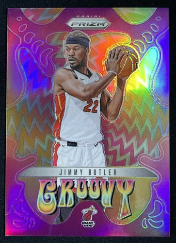 Jimmy Butler 2024-25 Panini Prizm Groovy #7 Basketball Insert Case Hit ...