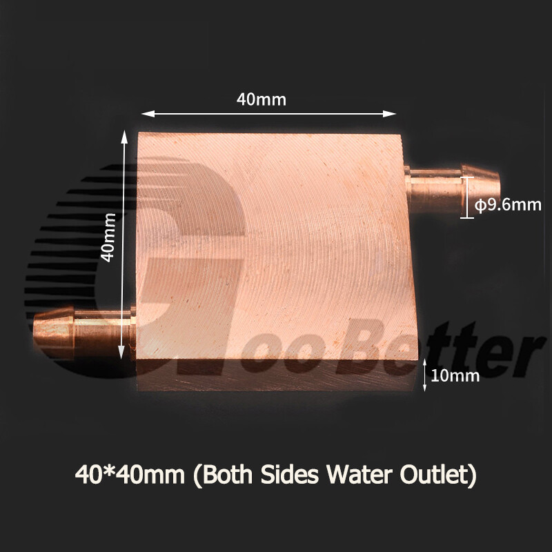 Copper Water Cooling Block For PC CPU GPU Liquid Water Cooler Heat Sink ...