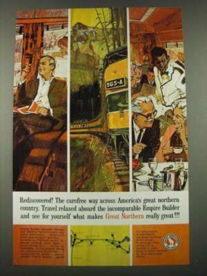 1965 Great Northern Railway Ad - Rediscovered! | eBay