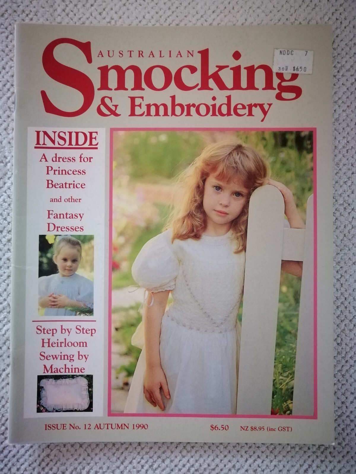 AUSTRALIAN SMOCKING & EMBROIDERY MAGAZINE - ISSUE 12 -- 1990 - EXC ...