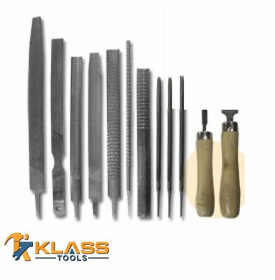 12 Piece File and Rasp Set for Metal and Wood by KlassTools | eBay