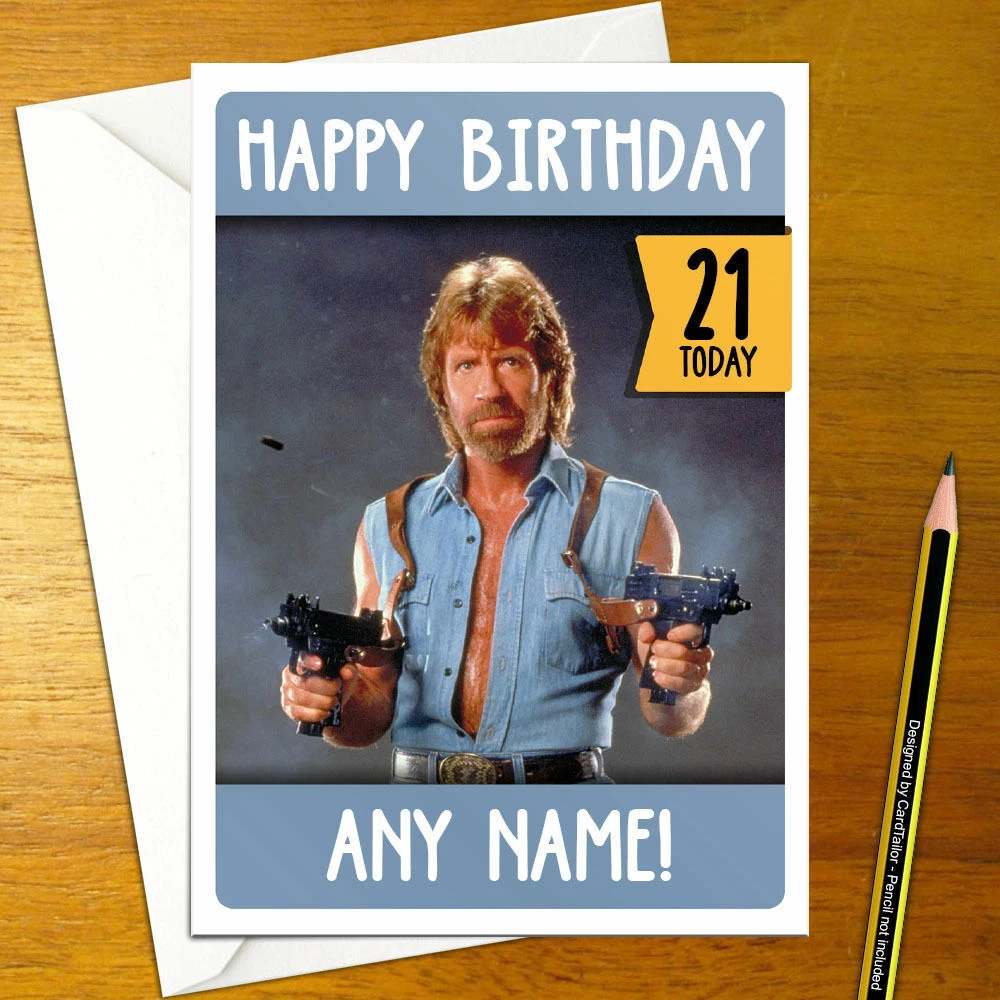 Chuck Norris Birthday Cards