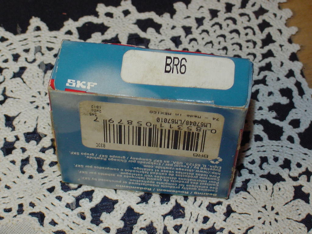SKF BR6 Bearing Wheel Bearing, Sealed Package NEW IN BOX! | eBay