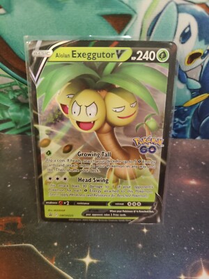 Pokémon TCG Alolan Exeggutor V SWSH Black Star Promos SWSH225 Holo ...