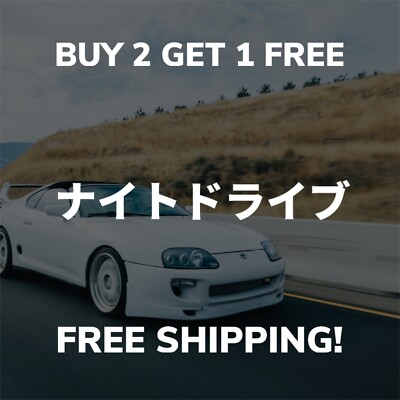 Night Drives Japanese vinyl Decal Sticker JDM Time Attack Speed | eBay