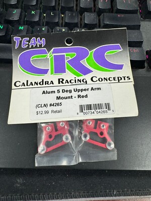 Calandra Racing 4265 Aluminum 5 DEG. CASTER BLOCKS RED | eBay
