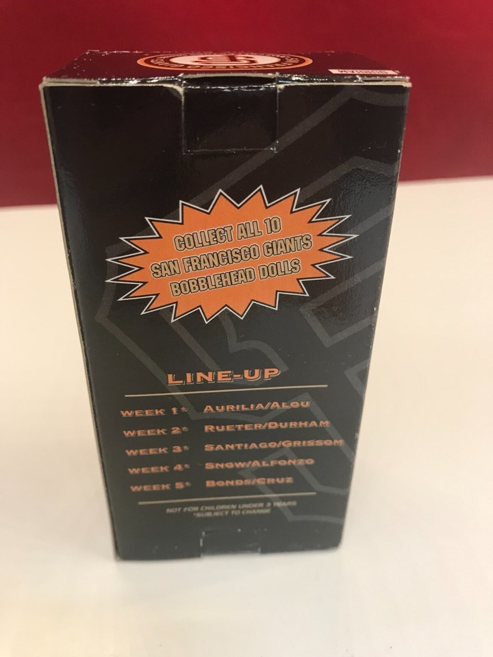 San Francisco Giants Ray Durham MLBP/2003 Mini Bobblehead Doll Carls Jr ...