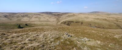 Photo 6x4 Panorama from the hillside above Blind Burn Yearning Hall The ...