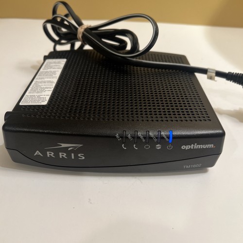 ARRIS TM1602A DOCSIS 3.0 Telephony Cable Modem For Optimum Cablevision ...