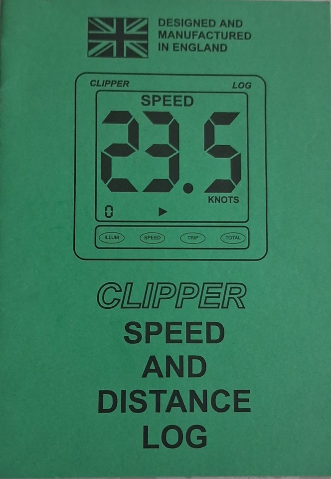 Clipper instrument display units Wind System - Speed and Distance Log ...