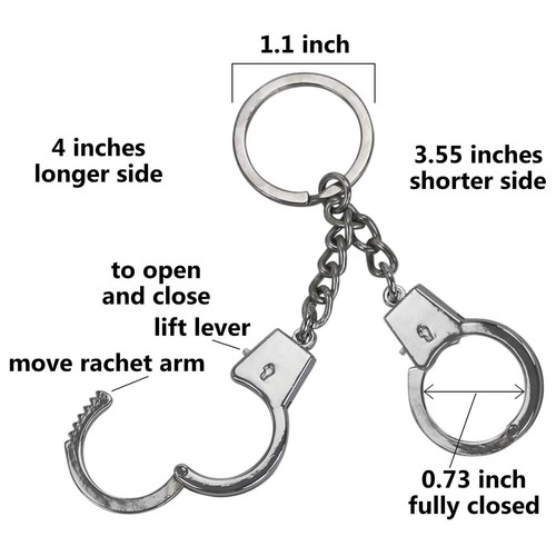 Iconikal Mini Handcuff Keychain 3-Pack | eBay