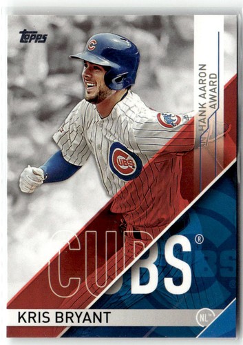 2017 Topps #HA-2 Kris Bryant MLB Awards | eBay