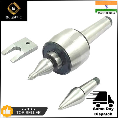 CNC Lathe Live Revolving Center MT4 w/ Interchangeable Tips 10 Microns ...