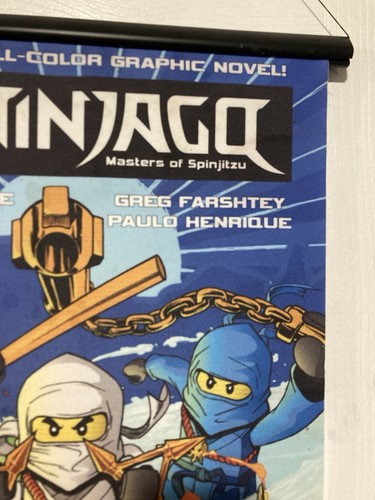 LEGO Ninjago Masters of Spinjitzu - Rare Store Display Fabric Banner ...
