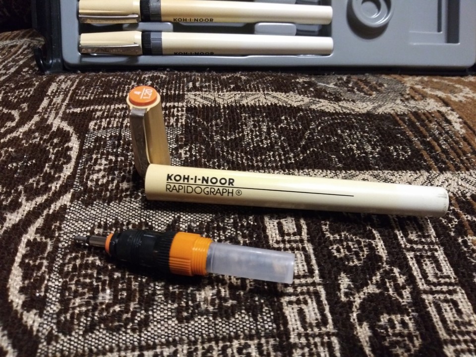 Koh-I-Noor Rapidograph Technical Pen Set+K&E+Drafting+Staedtler+Castell ...