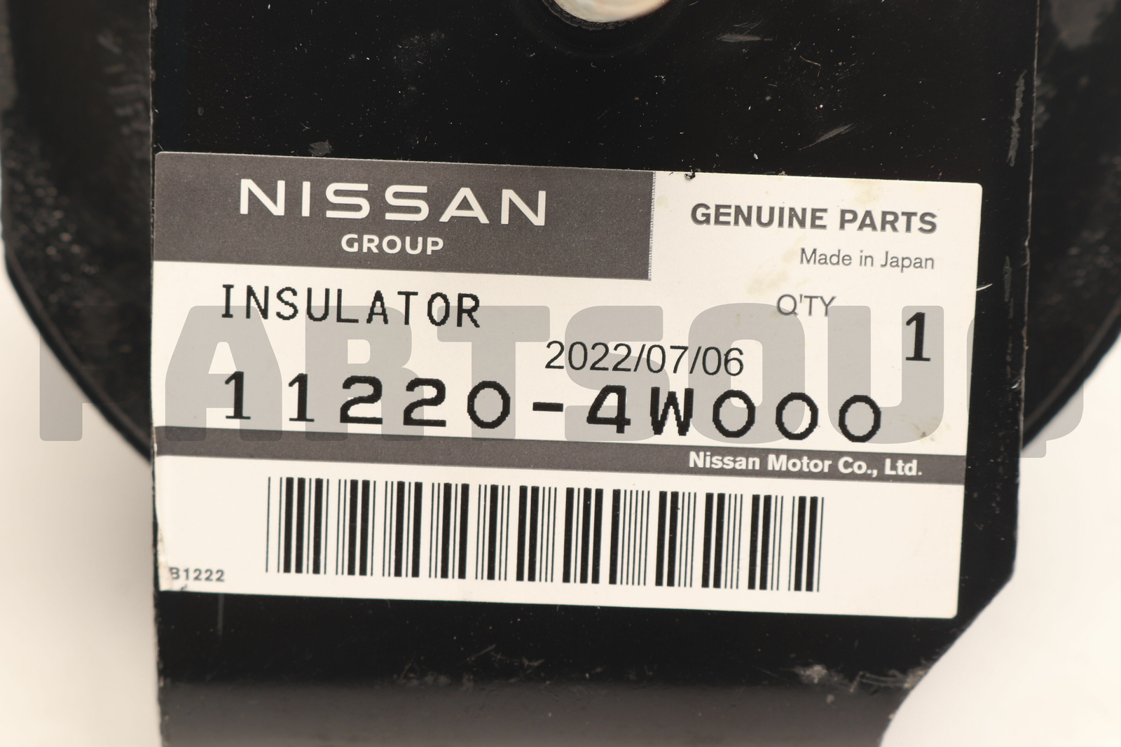 112204W000 Genuine Nissan INSULATOR-ENGINE MOUNTING,FRONT 11220-4W000 ...