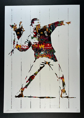 DEATH NYC 45x32cm Ltd Ed Signed Graffiti Pop Art Print, COA Banks ...