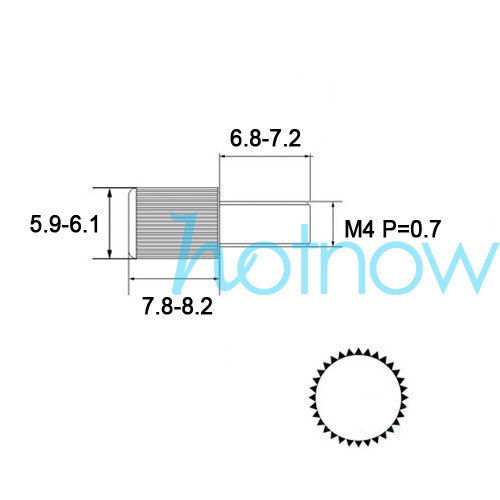 1pc M4 x 7mm Toolless Thumb Screw Telescope Finder guider screw | eBay