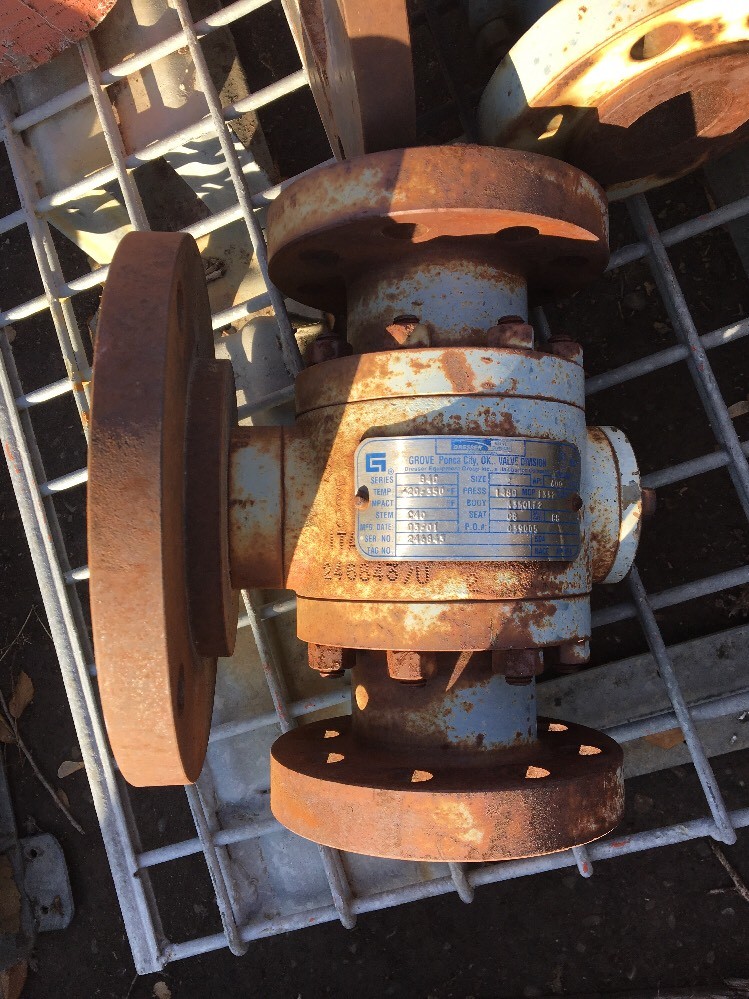 Grove Ball Valve B4D 2” 600 Flanged Full Port CSxLF2 Bare Stem USED | eBay