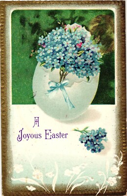 Vintage Unposted Postcard A JOYOUS EASTER | eBay