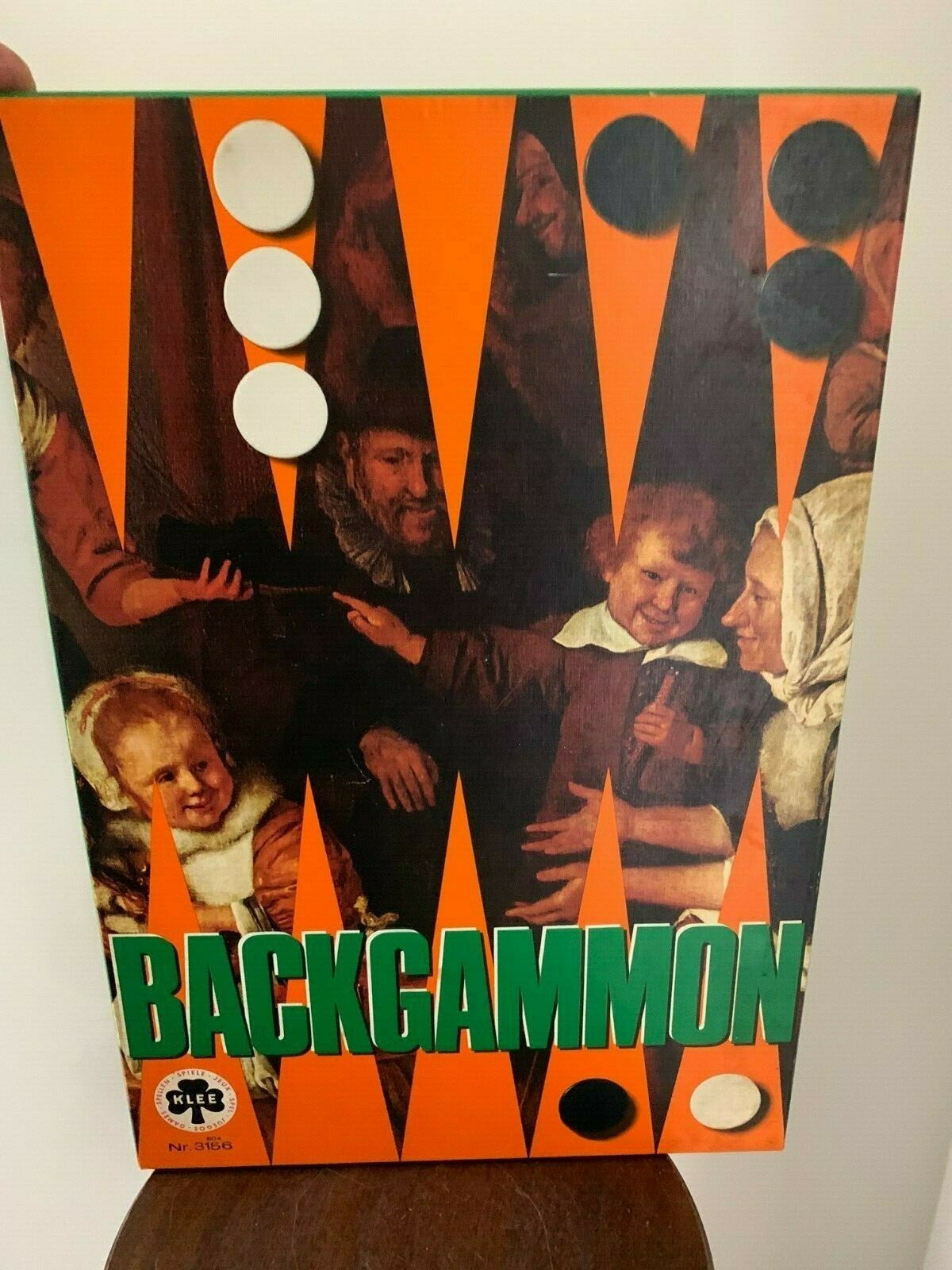 Vintage Backgammon Board Game "Klee" Made in Germany 1960's | eBay
