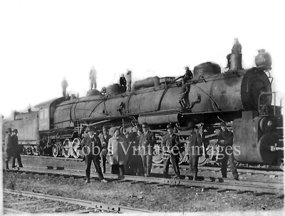 Santa Fe Steam Locomotive Photo 3002 2-10-10-2 Articulated ATSF ...