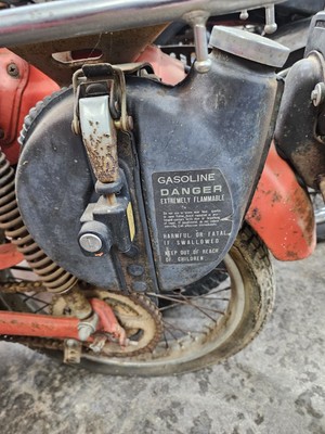 honda ct90/110 auxiliary gas tank W/strap /mount /KEY | eBay