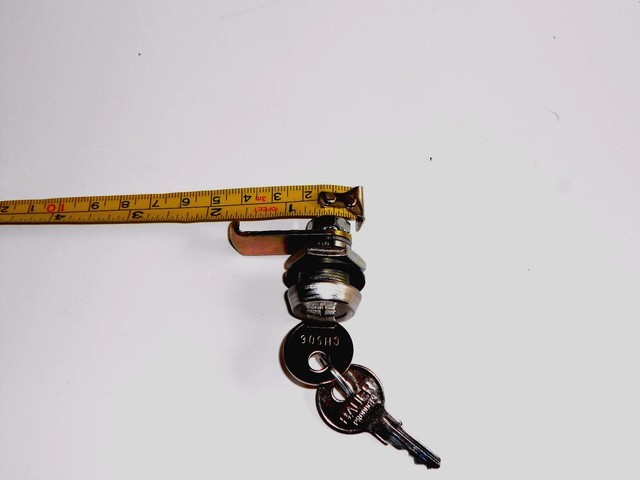 Truck Cap Contractors Folding T-handle Lock Cylinder # T711CYL With 2 ...