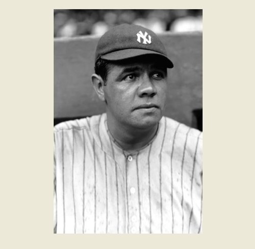 1922 Babe Ruth PHOTO New York Yankees Portrait,Polo Grounds,World ...