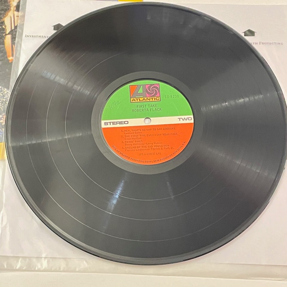 ROBERTA FLACK / FIRST TAKE 1969 Atlantic SD 8230 FIRST TIME EVER I SAW ...