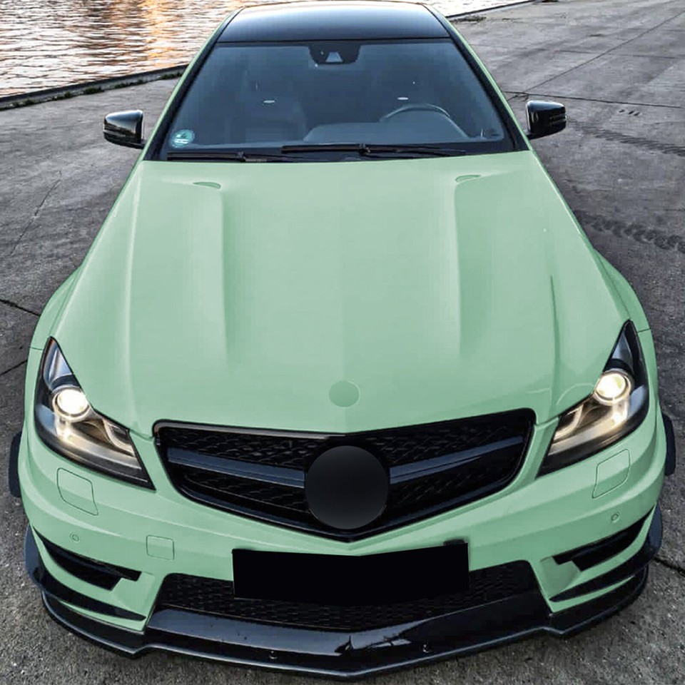 Frontstoßstangen Spoiler Lippe Für Benz C-Klasse W204 S204 AMG Line ...