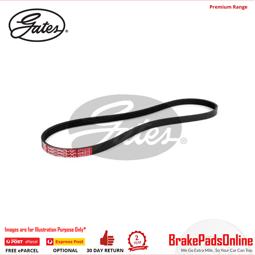 4PK875 V-Ribbed AT Belt for MAZDA 626 Coupe MK III GC1 FE3A/FEJ2/FEV7 2 ...