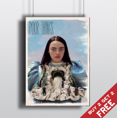Poor Things: Movie Poster Print A3 A4 A5 Size A Cinematic Tapestry ...