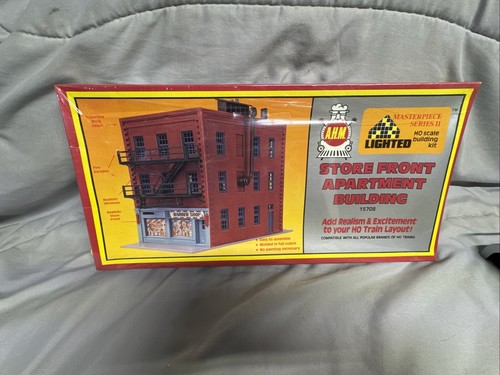 HO Scale, AHM, Store Front Apartment Building Kit,#15708 NIB | eBay