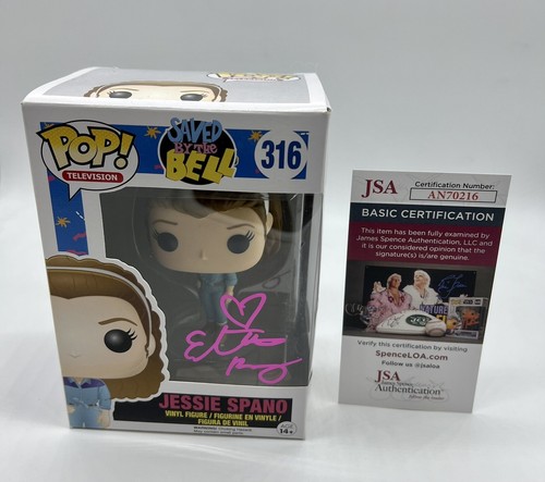 ELIZABETH BERKLEY HAND SIGNED AUTOGRAPH JESSIE SPANO FUNKO POP +JSA COA ...