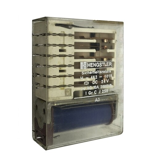 2Pcs HENGSTLER H-462-1019 24VDC Safety Relay 10A 200VAC 14Pins | eBay