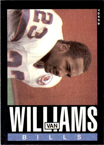 1985 TOPPS VAN WILLIAMS BUFFALO BILLS #208 | eBay
