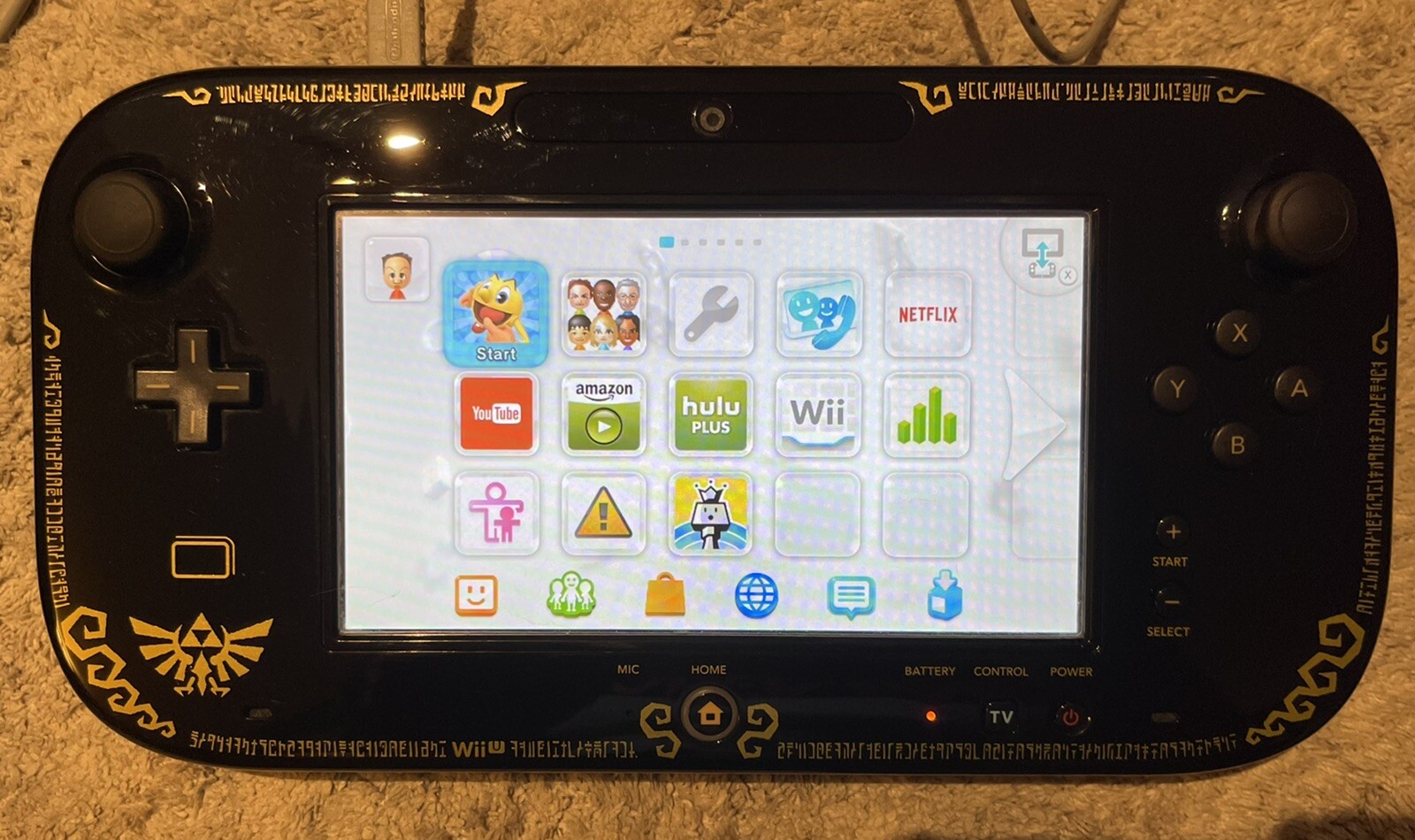 Nintendo Wii U Legend of Zelda Wind Waker Edition Console BUNDLE ...