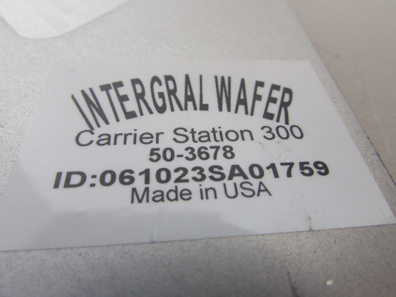 KLA Tencor SensArray Process Probe 80510-128 Carrier Station 300mm 50 ...