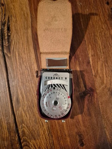 Coronet B Light Meter In Leather Case | eBay